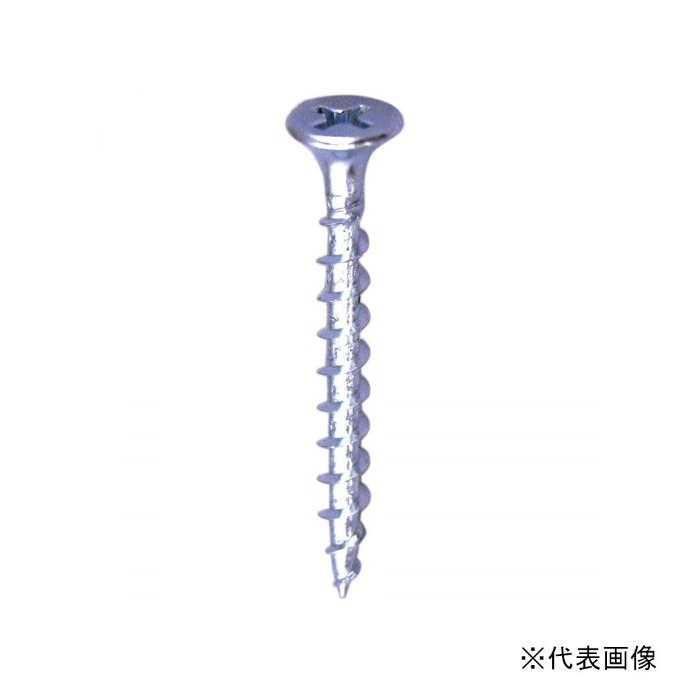 仕様 内容量:約150本 サイズ:d(呼び径)5.1×L1(長さ)120×L2(ねじ部)60×D(頭径)9.2mm 下地:木材 材質:SWRCH22A 表面処理:ユニクロメッキ ビット:ビットNo.2 頭形状:ラッパ頭 商品説明 電動工具を...