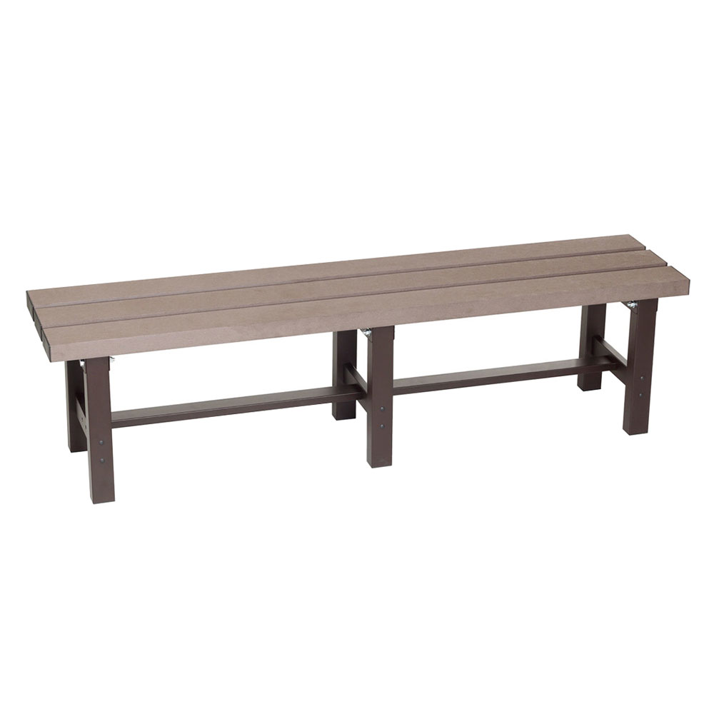 仕様 製品サイズ:(約)縦1500×横340×高さ395mm 製品重量:(約)13000g 材質:人工木(ポリエチレン+木屑) 商品説明 耐久性に優れ、座面に人工木を使用したアルミ縁台。 座面に人工木を使用しているので、腐食しにくく、お手入...