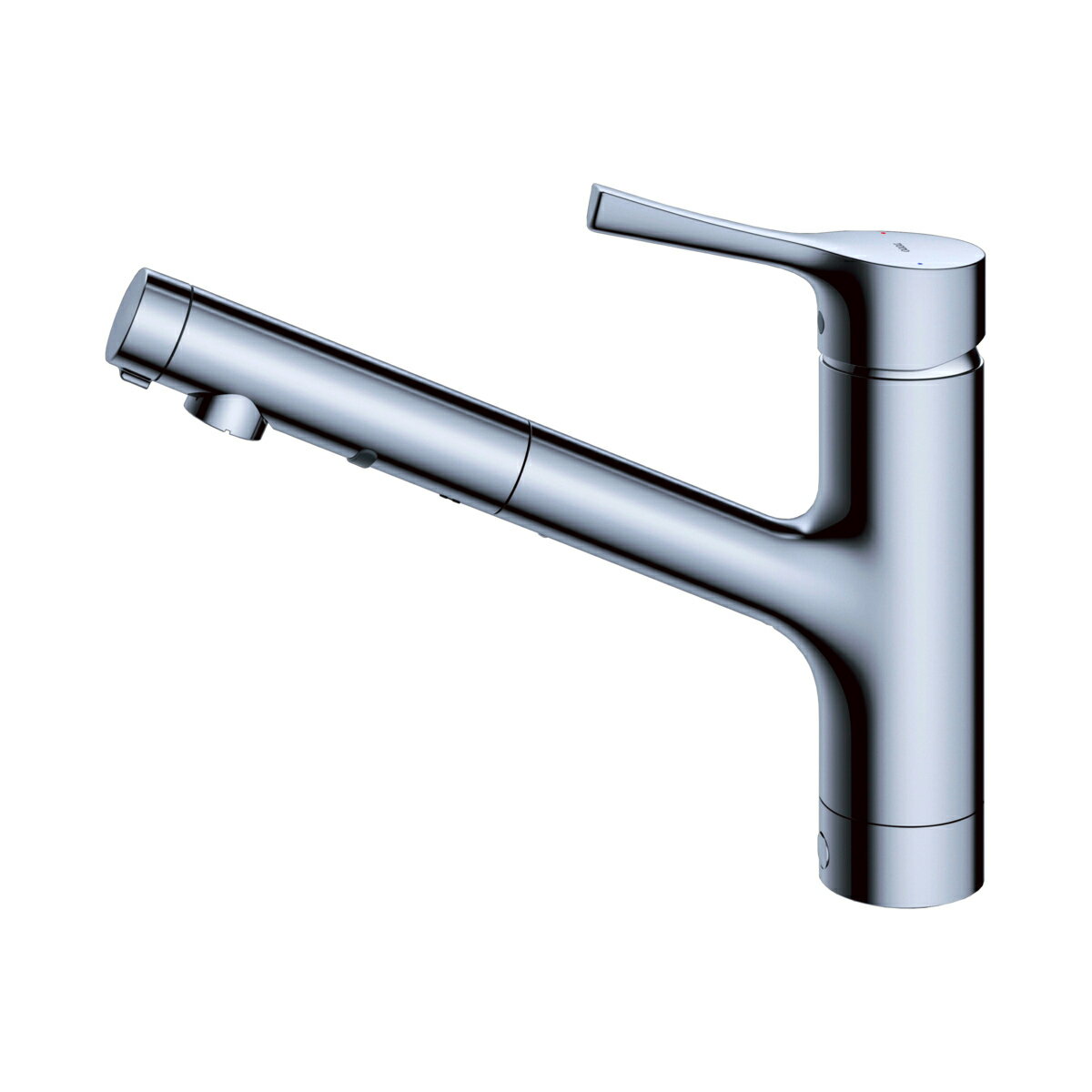 仕様 本体重量:2015g 使用環境温度:1℃~40℃ 取付:1穴台付 取付穴:φ37mm シャワーホース引き出し長さ:450mm 台上高さ(吐水時):250mm 取付穴中心より前出:247mm パーツ:メタルハンドル、SUSフレキホース ...