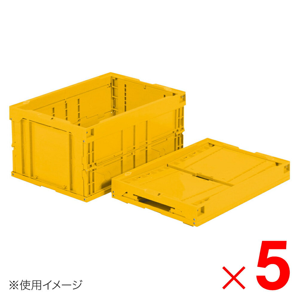 仕様 外寸(mm):530×366×272 内寸(mm):491×333×261 有効内寸(mm):490×331×253 折り畳み時全高(mm):77 色名:イエロー 色コード:YE305 材質:PP 内容量(L):41.4 商品コード:...