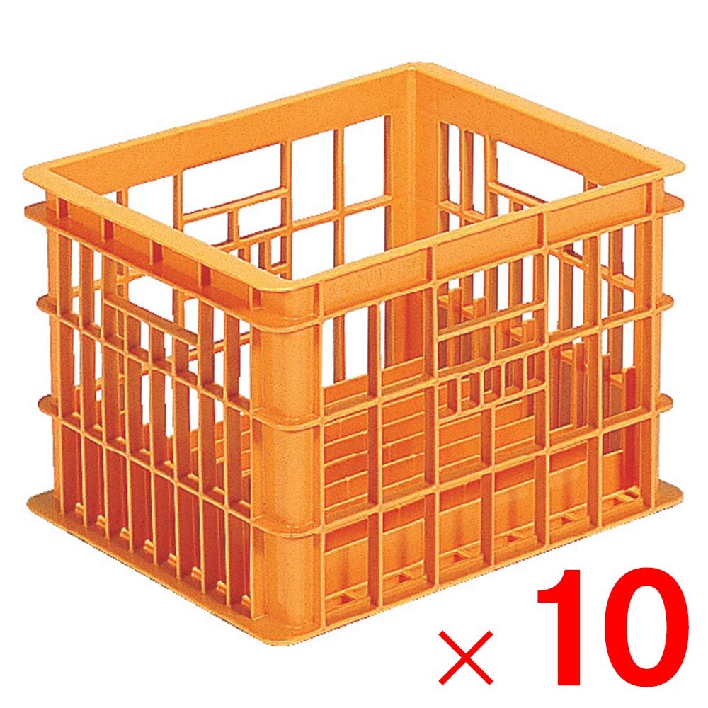 仕様 外寸(mm):380×305×258 内寸(mm):337×285×246 色名:オレンジ 色コード:OR301 材質:PP 内容量(L):23.2 有効ポケットサイズ(mm):332×23×236 ポケット数:1列×10=10ポケッ...