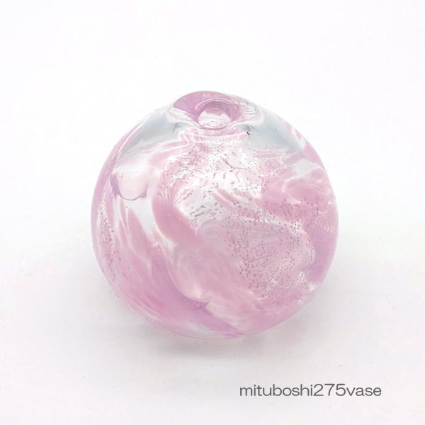 ■商品情報 サイズ H6cm×W7cm 材質 琉球ガラス 制作工房 沖縄・琉球ガラス工房『三ツ星』 ご注意 ※ギフトボックスはございません琉球ガラス一輪挿し・花瓶・ flowervase　mituboshi275vase　三ツ星工房沖縄県う...