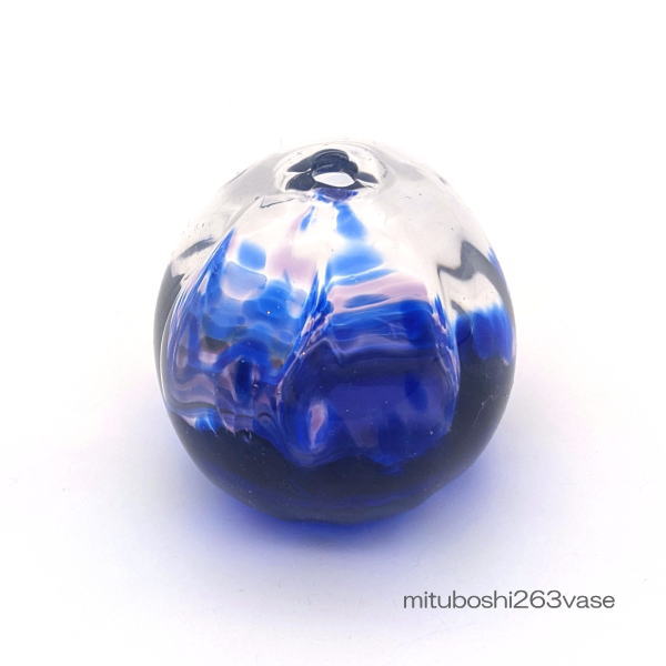 ■商品情報 サイズ H6.5m×W7cm 材質 琉球ガラス 制作工房 沖縄・琉球ガラス工房『三ツ星』 ご注意 ※ギフトボックスはございません琉球ガラス一輪挿し・花瓶・ flowervase　mituboshi263vase　三ツ星工房沖縄県...