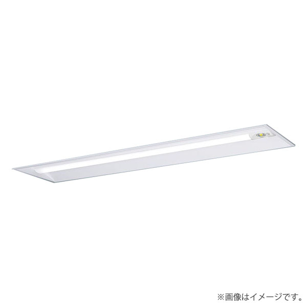※XLG453UGNLE9（XLG453UGN LE9）の後継品リニューアル用　天井埋込型　40形　一体型LEDベースライト（非常用）　30分間タイプ　自己点検スイッチ付・リモコン自己点検機能付・非常時LED一般出力型◆全光束：5040 l...