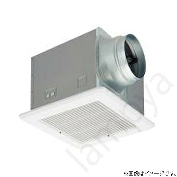 ダクト用換気扇低騒音形スタンダード格子サニタリー用トイレ・洗面所・浴室・居間・事務所・店舗用鋼板ボディ本体：金属羽根・本体カバー：プラスチック接続ダクト：φ150mm埋込寸法：316mm角●耐湿仕様●ワンタッチルーバー●SL端子付●カートリ...