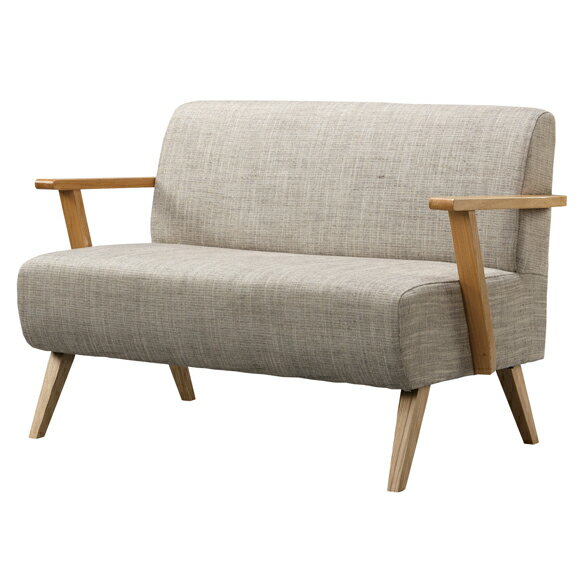 ポイント フレームにアッシュを使用したあたたかみのある2人掛けソファー。ワンルームやひとり暮しのお部屋にぴったりの大きさや飽きのこないシンプルデザインはおすすめです。 寸法（cm） W111×D66×H72×SH40cm 材質 木フレーム・...