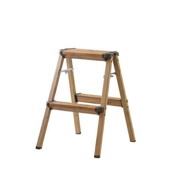 お部屋のインテリアに溶け込む、アルミ素材のステップスツールです。木目調の仕上げで飾りたくなるステップスツールです。脚立以外にも花台や、板を渡せばラックとしても、車の中に入れて洗車のときなど使い方によって様々なシーンで大活躍です。素材：アルミ...