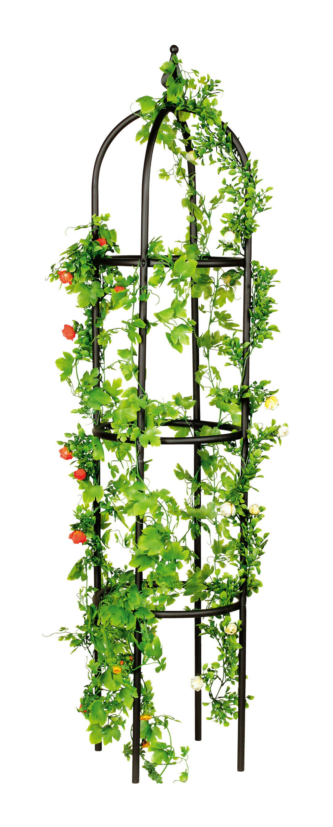 商品サイズ：φ420×H1800 材質：鉄 ※商品に植物は含まれません。