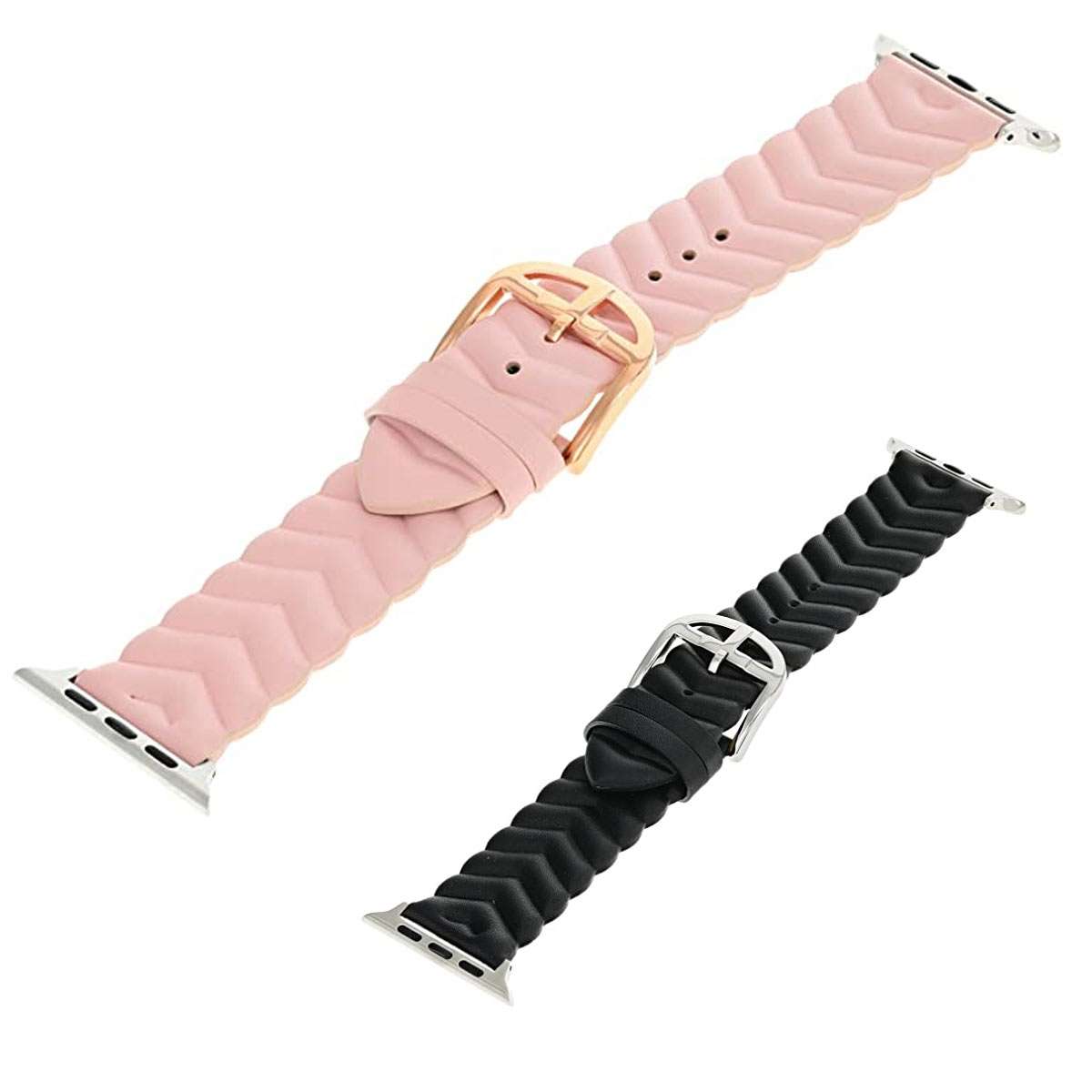 Ted Baker テッドベーカーシェブロン レザー アップル ストラップ 42/44最高の品質と細部へのこだわりに対する揺るぎない信念、そしてひねりの効いたブリティッシュユーモアに溢れた「No Ordinary Designer Labe...
