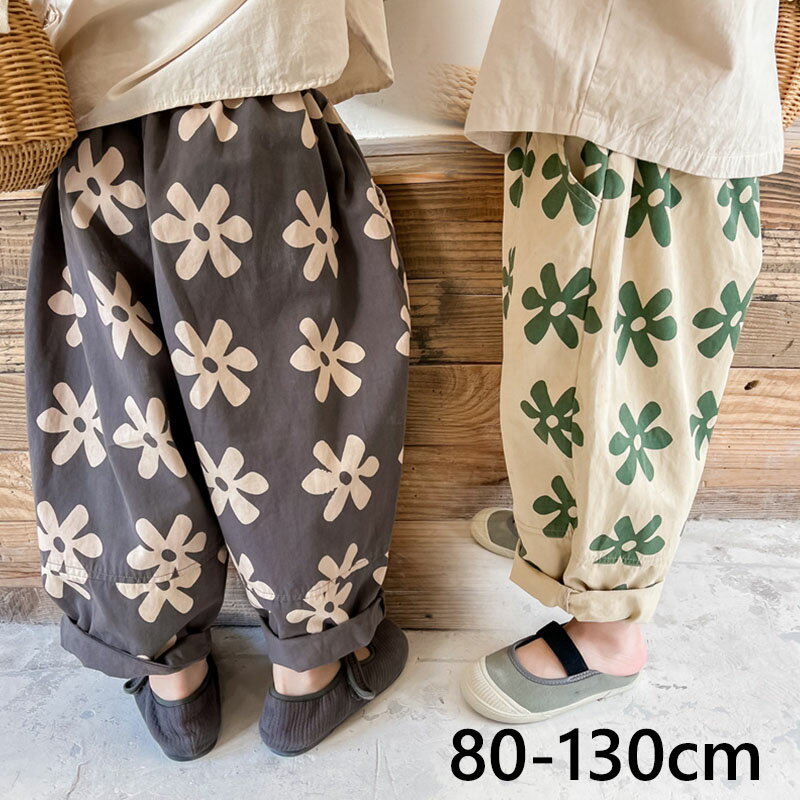 【商品コード】：y493700 【素材】：綿 【カラー】：2色 【サイズ】：(約) *パンツ丈：46cm(80) 51cm(90) 56cm(100) 61cm(110) 66cm(120) 71cm(130) *ウエスト：40cm(80)...