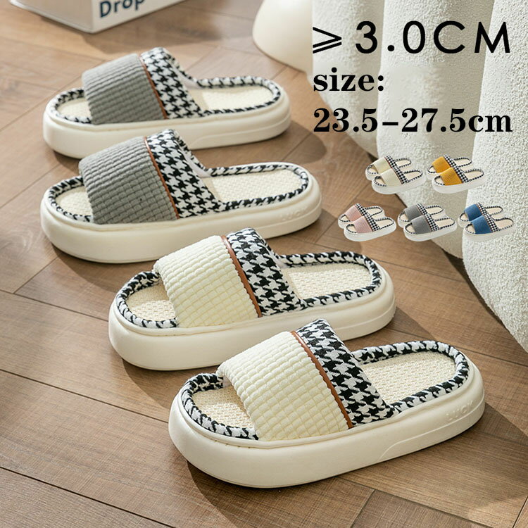 【商品コード】：y497117 【素材】：本体/綿、麻 ソール/PVC 【カラー】：ホワイト、イエロー、ピンク、グレー、ブルー 【サイズ】：36-37（内寸23.5cm）、38-39（内寸24.5cm）、40-41（内寸25.5cm）、42...