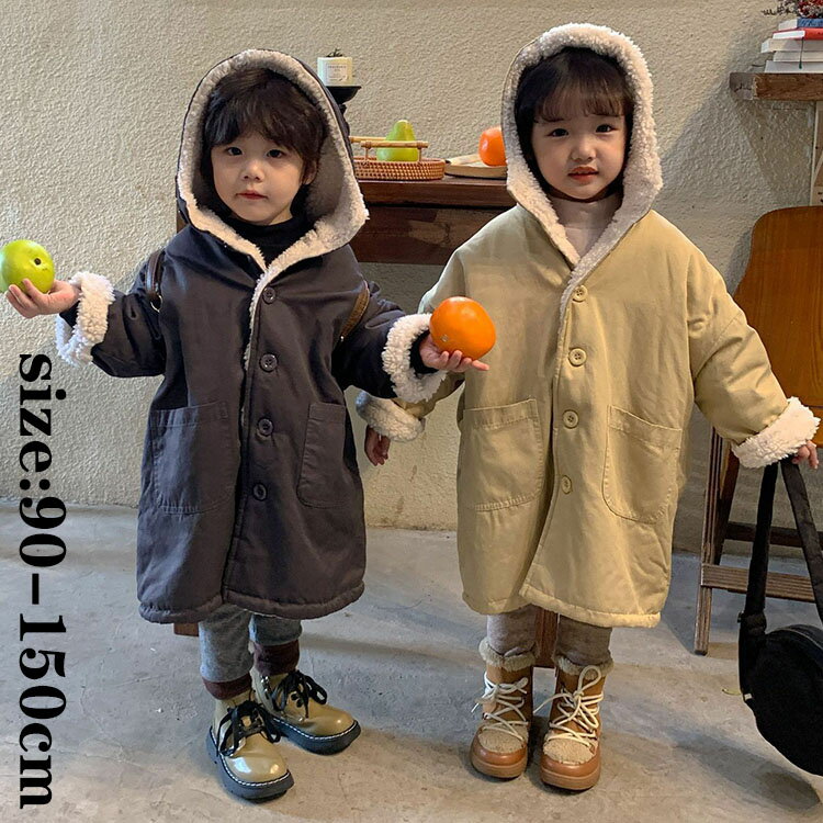 【商品コード】:y498982 【素材】：綿/ポリエステル 【カラー】：2色 【サイズ】：（約） *着丈：56cm(90) 60cm(100) 64cm(110) 68cm(120) 72cm(130) 76cm(140) 80cm(150...