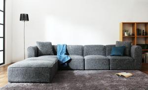 ワイドローソファ ソファ＆オットマンセット 3P ◆背もたれが低いローソファ。 広々とした座面で、贅沢にくつろぐ。 ひとりひとりがゆったりとくつろげるように、ワイドサイズをご用意しました。 床に近いロータイプならではの安心感に包まれる。 高...