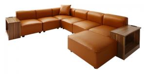 コーナーソファ ソファー＆サイドテーブルセット 幅250 レイアウト自由 大型 L字 ヴィンテージ いつでも分割できるから安心。 実現できるサイズは無限大。 いつでも分割できるから安心。 自分だけの特等席・・・ このソファならどんな部屋でも...