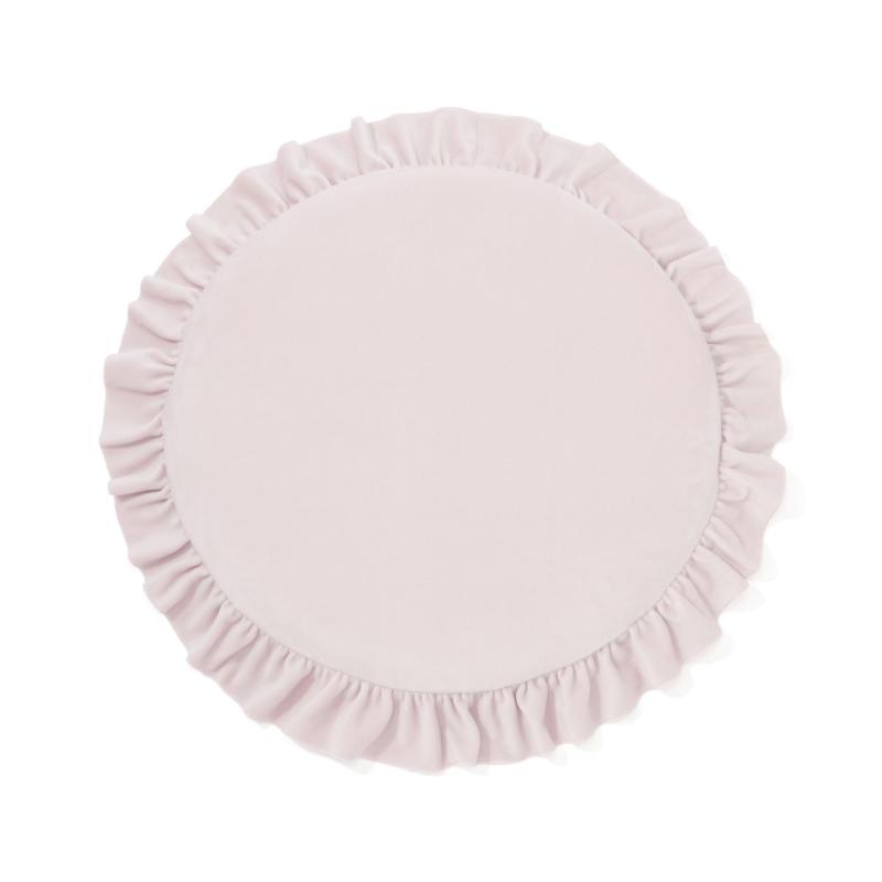 Francfranc フランフラン フリル セディア シートクッション φ40フリルがキュートな低反発シートクッションです。 柔らかな低反発ウレタンフォームを使用しているため、じんわりと沈み込み体にフィットする心地よい座り心地です。椅子はも...