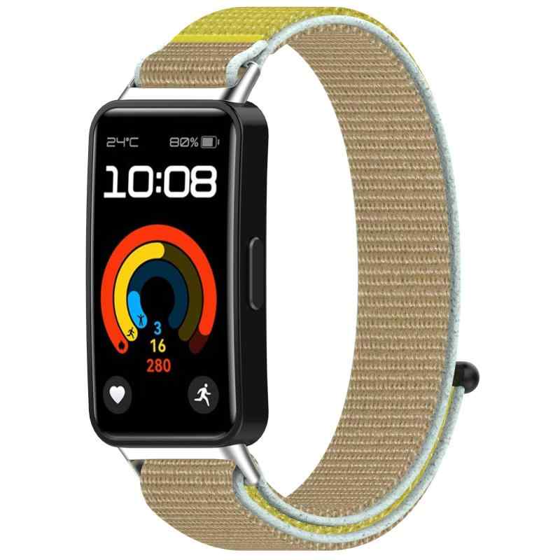 [Miitech] バンド HUAWEI Band 10 / 9 / 8 対応 交換ベルト ナイロン製 長さ調節 柔らか軽量 通気 男女兼用 編組バンド HUAWEI Band 10 / 9 / 8 用 ベルト 互換性