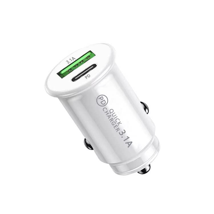 Secchuu カーチャージャー シガーソケット USB コンセント 急速充電 TYPE-C USB対応/2ポート 5V/3.1A 車充電器 12V 24V 車 充電器 スマホ 充電 iPoto 車用充電器 しがーソケット usb 急速充電...