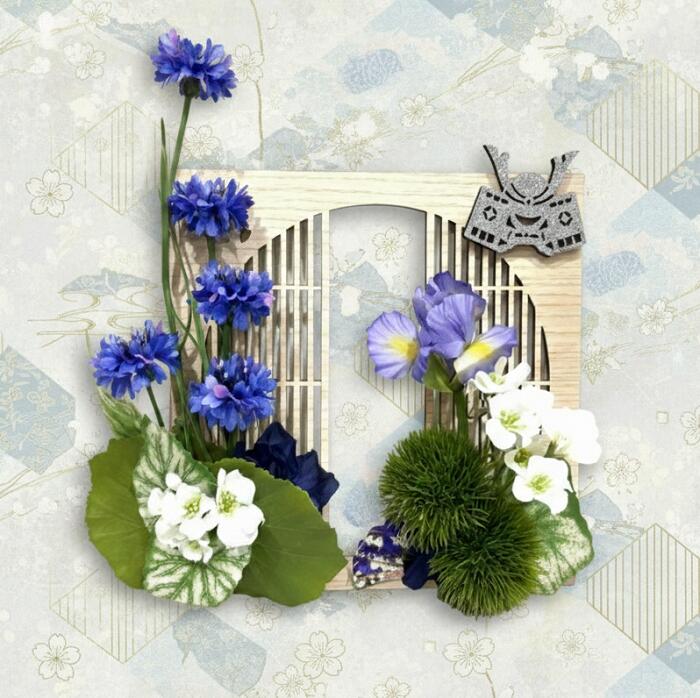 全体のサイズ＝約高さ25cm　横23cm　厚み　5cm 材質＝木製突板・造花アーティシャルフラワー ※使用する花材資材は入荷時期によって変わる可能性があります。 ※画面と実物の色は若干違います フラワーアーティストKASHO 花梢がお作り致...