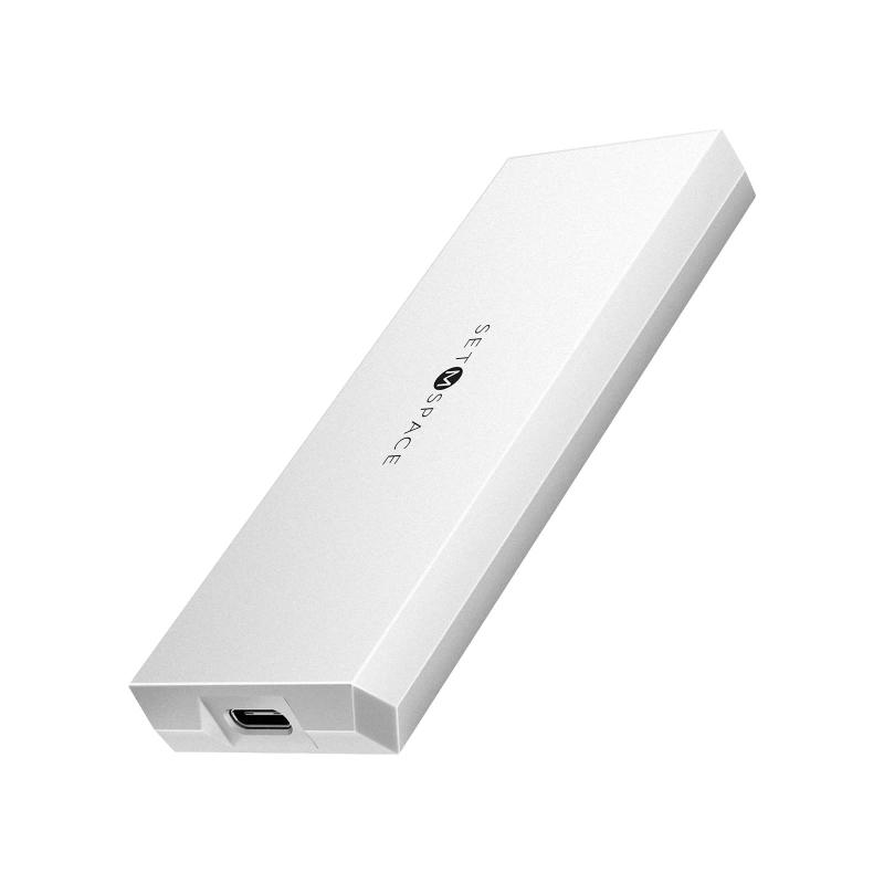 SETMSPACE m.2 ssd 外付けケース 10Gbps 高速転送 nvme ケース ミニマリスト m2 ssd ケース 4TB m2 ssd ケース アルミ ssd m.2 ケース 放熱性が ssd 外付けケース NVME/SATA...