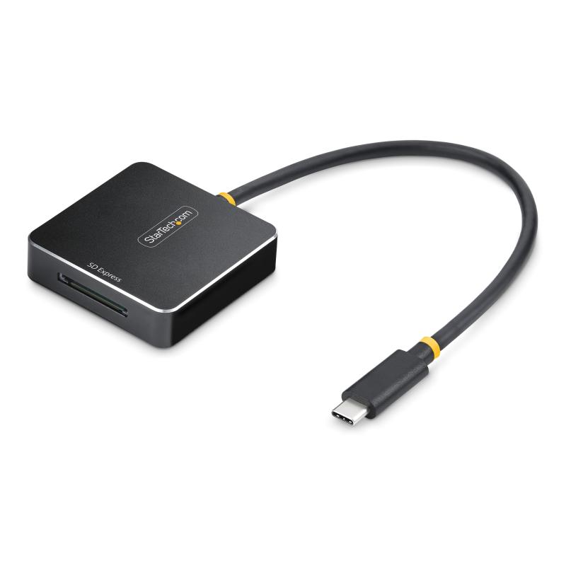 StarTech.com USBカードリーダー／USB-C接続／10Gbps／SD Express SDHC SDXC対応／ドライバー不要／各種OS／SD7.1 メモリーカード リーダーライター アダプター 1B-USB-C-SDE-ADA...
