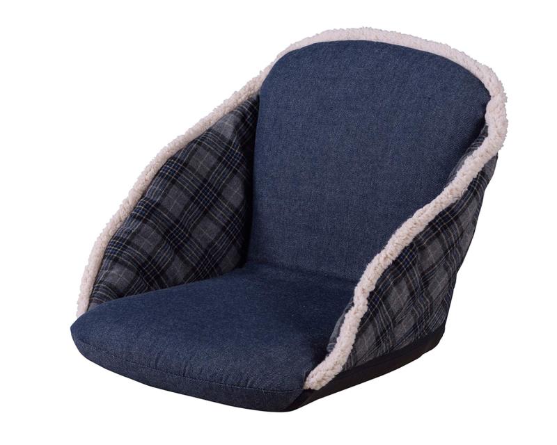 東谷(Azumaya-kk) 座椅子 ベージュ 幅47×奥行50-83×高さ45cm フロアチェア