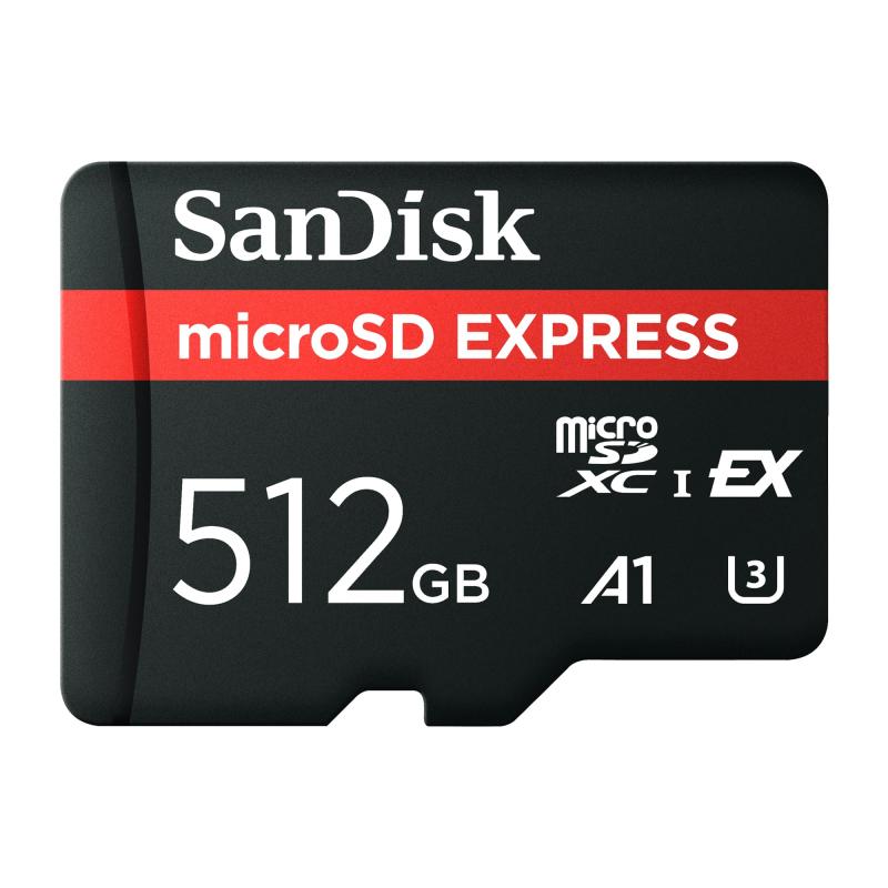 SanDisk microSD Express microSDカード。
