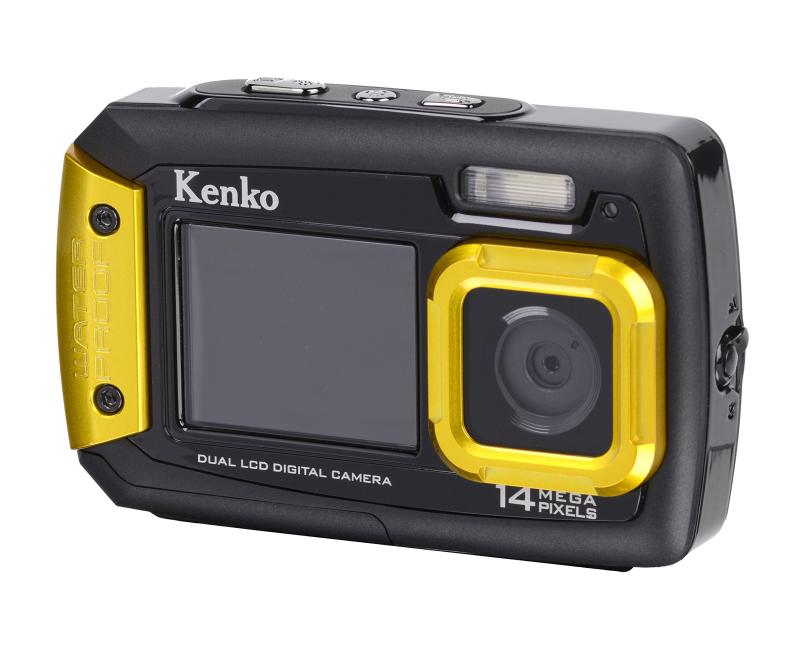 Kenko 防水デジタルカメラ DSCPRO14 IP58防水防塵 1.5m耐落下衝撃 デュアルモニター搭載