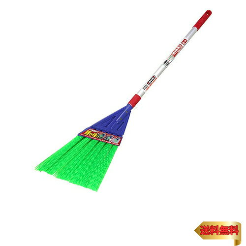 パイプ柄・穂色:グリーン 伸縮式(100~140cm、穂幅約27cm) SGPB-3・・Size:伸縮式(100~140cm、穂幅約27cm)Style:パイプ柄・用途:土、泥、落ち葉の掃除・全長:1000~1400mm・穂幅:270mm・...