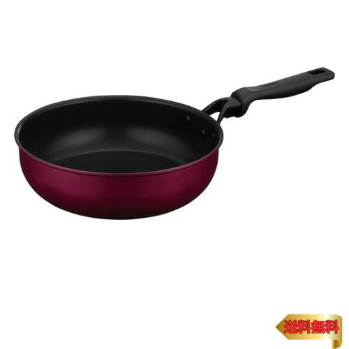 炒め鍋レッド/26cm/KFM-026D R・Color:レッドSize:26cmStyle:炒め鍋PatternName:2024年発売KFMシリーズ・パッケージ個数:1・サーモスのフライパン スタンダードモデルが、より持ちやすく、お手入...