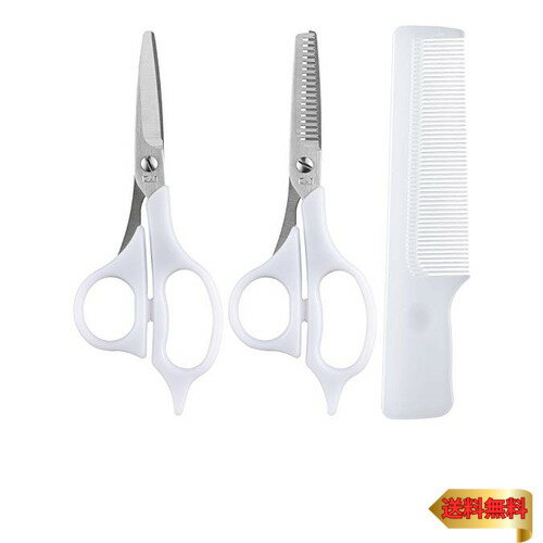 ヘアカットカットはさみ-/3個アソート/4901601070132・FlavorName:セット品・パッケージ個数:1・【「自分でヘアカット」を叶える3セット】自分で散髪する際に必要なカットハサミ、スキハサミ、クシをセットにしました。髪を整...