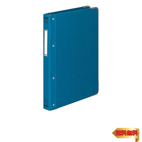 収容100枚ブルー/100枚/ハ-110B・Color:ブルーSize:100枚・パッケージ個数:1・【寸法】33×221×281mm・【サイズ】B5-S・【穴数】26穴・【収容枚数】100枚・【仕様】角金付き商品紹介 ●表紙、背部とも布貼...
