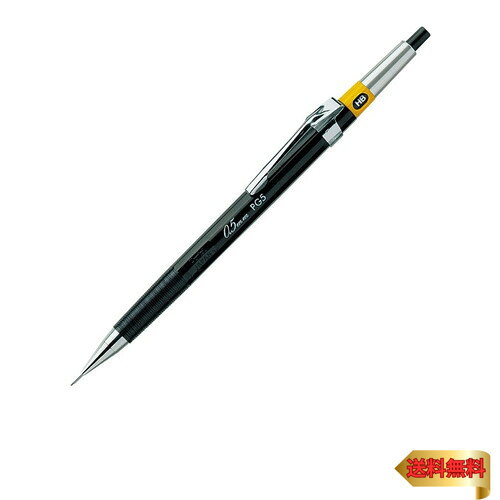 本体ブラック/0.5mm/PG5-AD・Size:0.5mmStyle:本体・パッケージ個数:1・サイズ:軸径13mm×奥行9mm×長さ147mm・重さ:10g・材質:軸:再生ABS先金:真鍮クリップ:鉄ノック:ABS・芯径:0.5mm・ス...