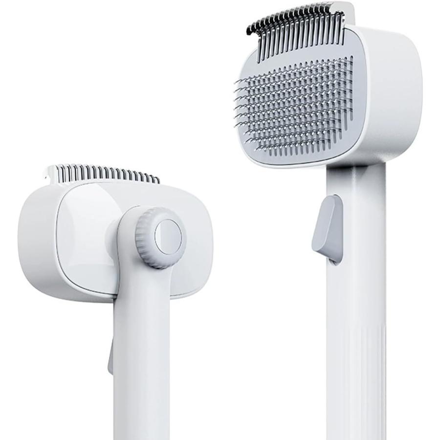 【髪を滑らかにし、もつれを解く2in1コーム】髪を滑らかにし、もつれを解く2in1コーム] - ペット用コームは、毎日のお手入れツールであるだけでなく、ペットの毛の健康を維持するための鍵でもあります。髪を滑らかにし、もつれを解くこの2イン1...