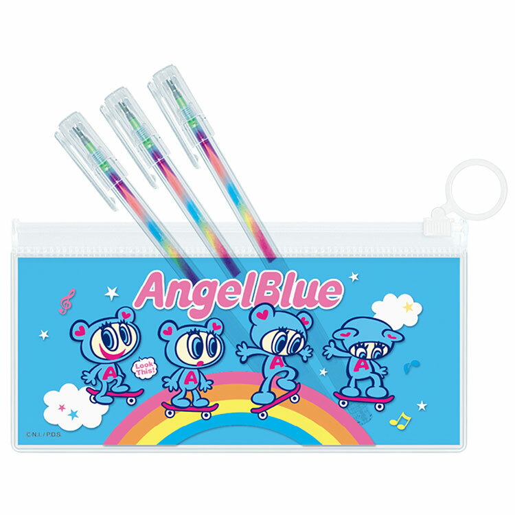 商品仕様【サイズ】 ポーチ：約H90×W180×D1mm ボールペン：約H155×直径10mm 【素材】PVC 【重量】約8g 【仕様】インク：中性インク/ボール径：0.8mm 【生産国】中国特記事項※画像はあくまでも商品イメージになります...