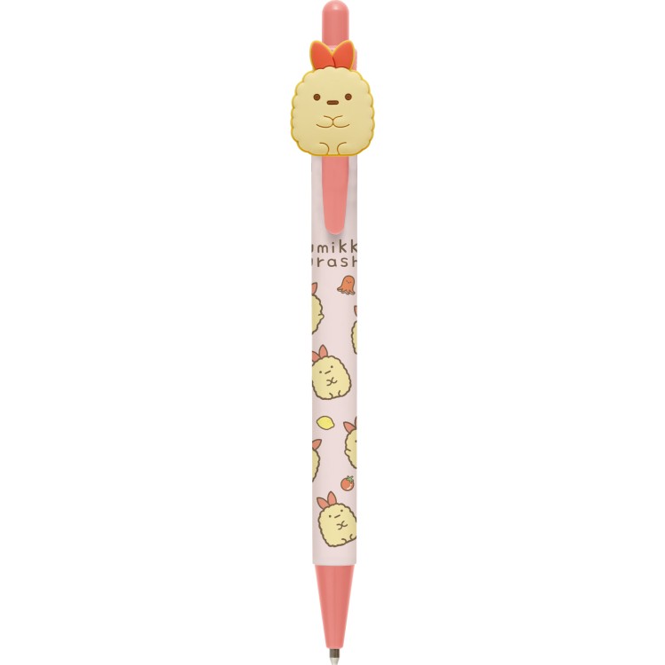 商品仕様かわいいキャラクターのラバーマスコット付きボールペンです。 勉強や仕事も楽しくなりそう♪ 【サイズ】約140×直径10mm 【素材】 　本体：ABS樹脂、アクリル 　マスコット：ATBC-PVC 【仕様】0.5mmボールペン 【イン...