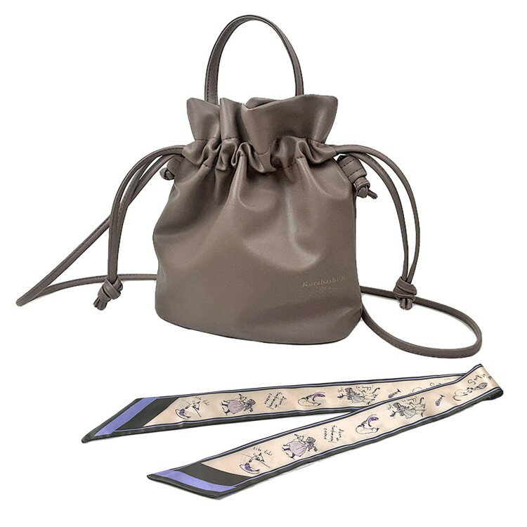 商品仕様【サイズ】バッグ：約W28×H27×D11cmスカーフ：約W5×H86cm【素材】表面：PVC100%・裏地：ポリエステル100%・スカーフ：ポリエステル100%【特長】・取っ手は取り外し可能・高級感を添える箔押しロゴ【生産国】中国...