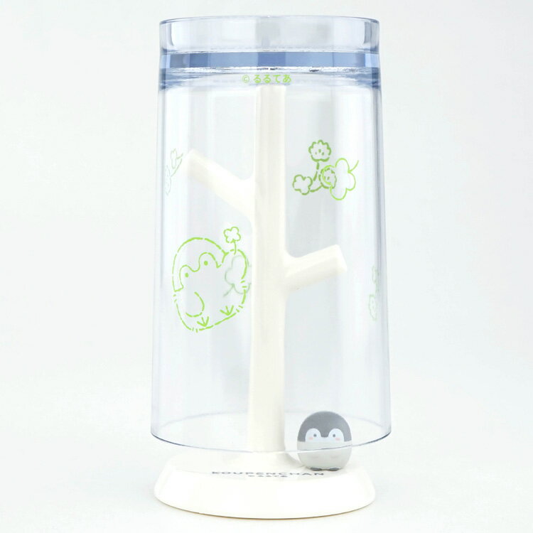 商品仕様【サイズ】スタンド：約直径60×H116mmコップ：約直径65×H110mmパッケージ：約W69×H158×D69mm【素材】スタンド：ABS、PVC、TPR/コップ：AS【重量】約80g【生産国】バングラデシュ特記事項※画像はあく...