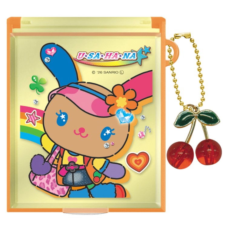 商品仕様【サイズ】本体：約H83×W57×D6mmパッケージ：約H115×W65×D6mm【素材】本体：PS・ガラス、マスコット：鉄【パッケージ重量】約40g【生産国】中国特記事項※画像はあくまでも商品イメージになります。実際の商品と色や仕...