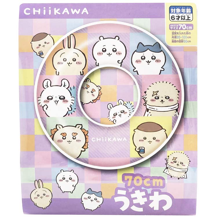 商品仕様【サイズ】本体：約70cm 内周：約95〜100cm(空気を入れた時) パッケージ：約W240×H350×D25mm【素材】本体・空気栓：塩化ビニール樹脂/ロープ・ジョイントパーツ：PP【生産国】中国特記事項※画像はあくまでも商品イ...