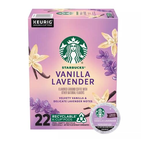 メーカー スターバックスコーヒー 商品名 キューリグ　K-CUP　 内容量 44個 商品説明 バニラとラベンダーの風味が融合した、ホットでもアイスでも楽しめる繊細な一杯です。 浅煎り季節限定コーヒー 天然フレーバーで自然に風味付け 「賞味期...