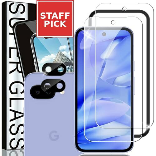 ■商品説明■ Google Pixel 9a ガラスフィルム 2枚 + Google Pixel 9a カメラフィルム 2枚 Pixel 9a フィルム グーグルピクセル9a 保護フィルム 強化ガラス 衝撃吸収 指紋防止 硬度9H 飛散防止...