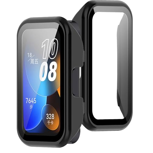 ■商品説明■ HUAWEI (ファーウェイ) Band 9 カバー HUAWEI Band 9 ケース 超薄型 PC+ガラス素材 一体型 ファーウェイ Band 9 ケース対応 全面保護 超薄型 装着簡単 耐衝撃 高透過率 指紋防止 傷防止...