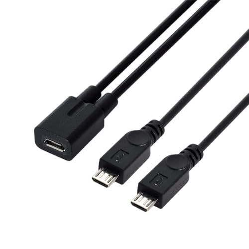 ■商品説明■ Micro USB メス から 2 マイクロUSB オス スプリッター 延長 充電ケーブル for Galaxy S5 i9600 S4 I9500 Note2 N7100 S3 I9300 S2 9100用 送料無料 カラー...