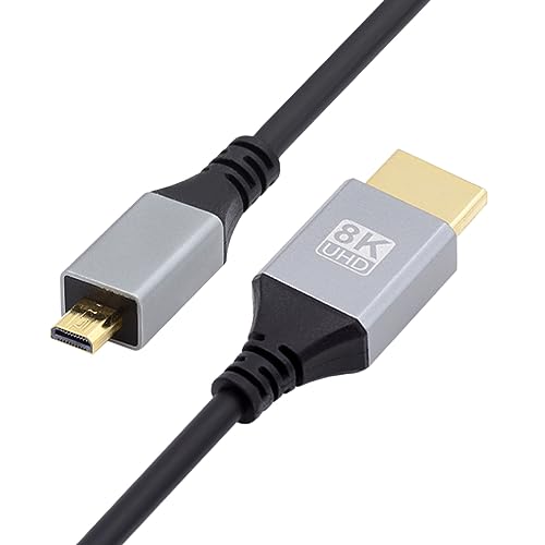 ■商品説明■ HDMIケーブル Micro HDMI 2.1 超薄型HDTVケーブル 8K 4K ハイパーフレキシブル スリムコード Type-A to Type-D カメラ HDTV 100cm用 超薄型ケーブル:直径4.0mmの超薄型で...