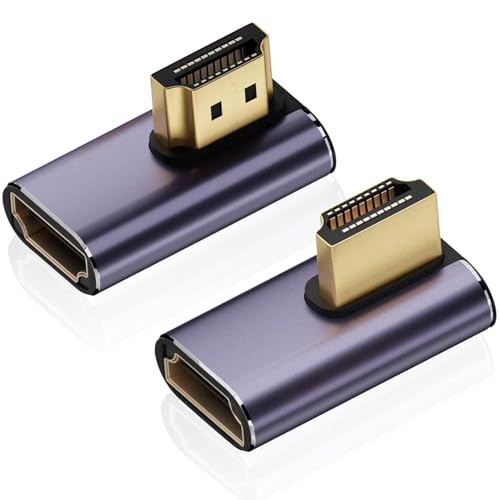 ■商品説明■ HDMIアダプター 48Gbps バージョン2.1アダプタ 8K@60Hz / 4K@120Hz テレビ HDR フルHD 延長アダプタ コンパクト ポータブル (A 2個入り) 【ビデオ解像度は最大8Kまで対応】8K@60H...