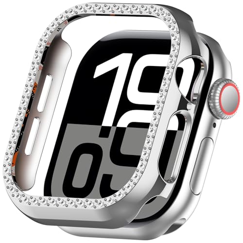■商品説明■ Apple Watch 10 46mm ケース ラインストーン付け キラキラ 超簿軽量 耐衝撃 装着簡単 Apple Watch10 46mm 対応 可愛い 傷防止 保護ケース Apple Watch Series 10 カバ...