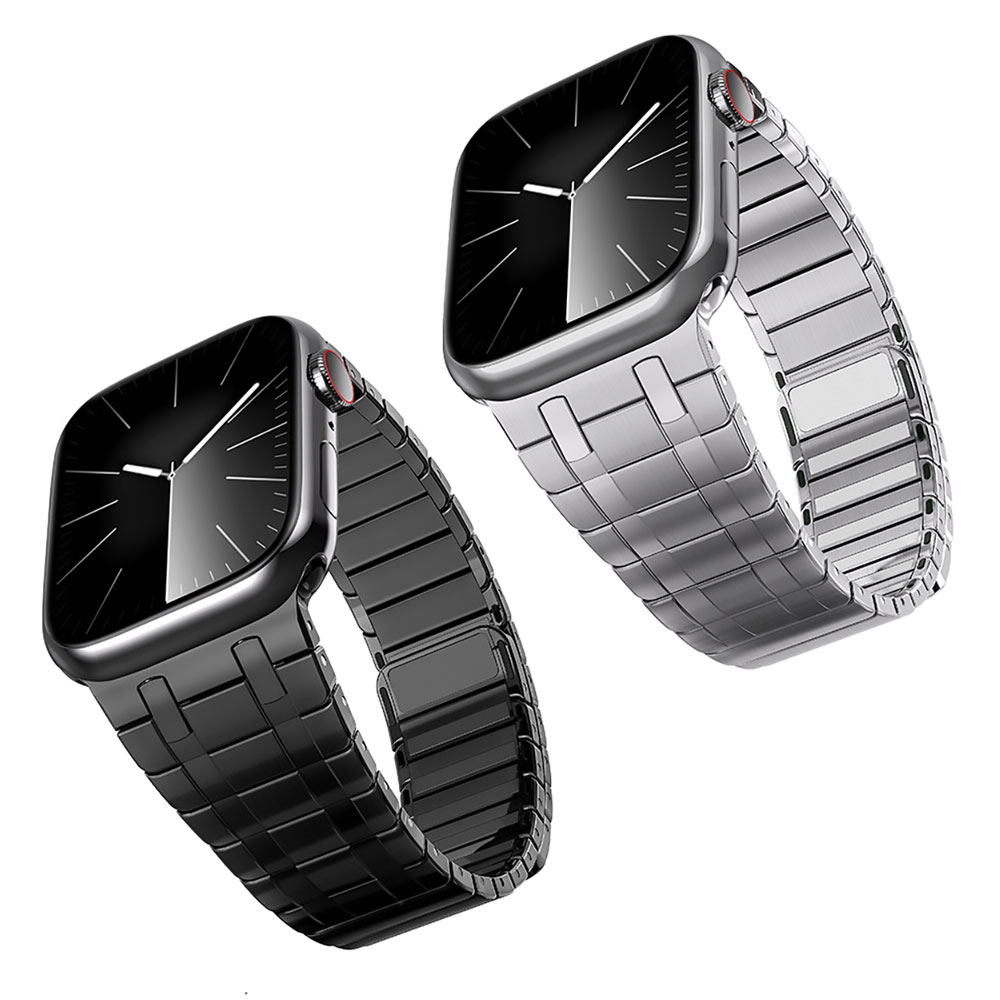 apple watch専用バンドマグネティックバンド埋め込まれたマグネットで自然と手首にフィットするapple watch専用バンド。一日中着けていてもしっかりとした快適な着け心地を実現。160mm〜240mmの手首に対応します。シンプルで...