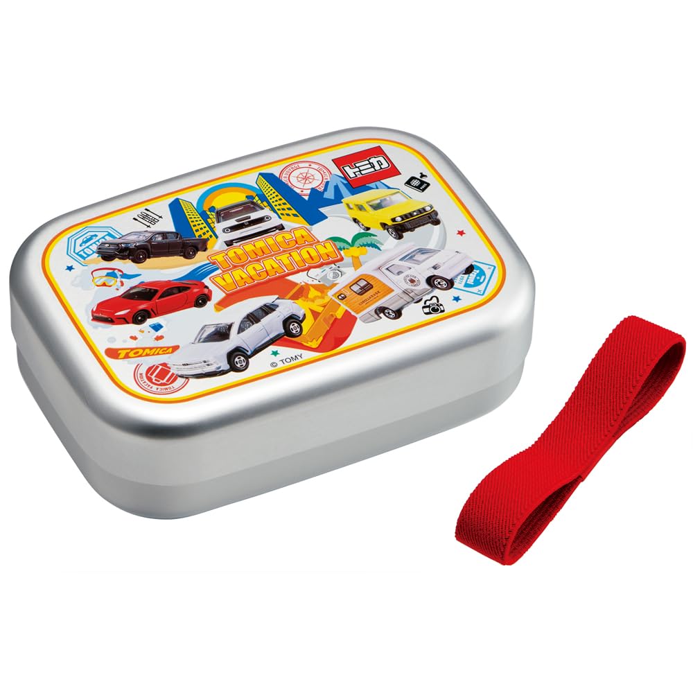 カラー：アルミ弁当◆商品名：スケーター(Skater) 弁当箱 アルミ ランチボックス 子供用 370ml 保温庫対応 ランチベルト付 日本製 トミカ 24 男の子 ALB5NV-A容量:370ml /サイズ:幅13.4×奥行9.7×高さ4...