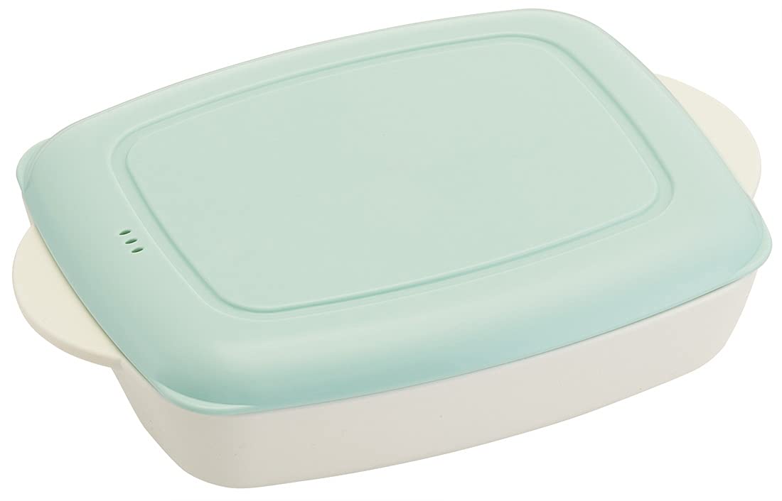 サイズ：840ml◆商品名：スケーター(Skater) 作り置き弁当 家で食べる 弁当箱 大容量 L 840ml ランチプレート グリーン LHM2-Aサイズ：幅21×奥行28×高6.5cm素材・材質:本体：フタ＝ポリプロピレン生産国：日本...