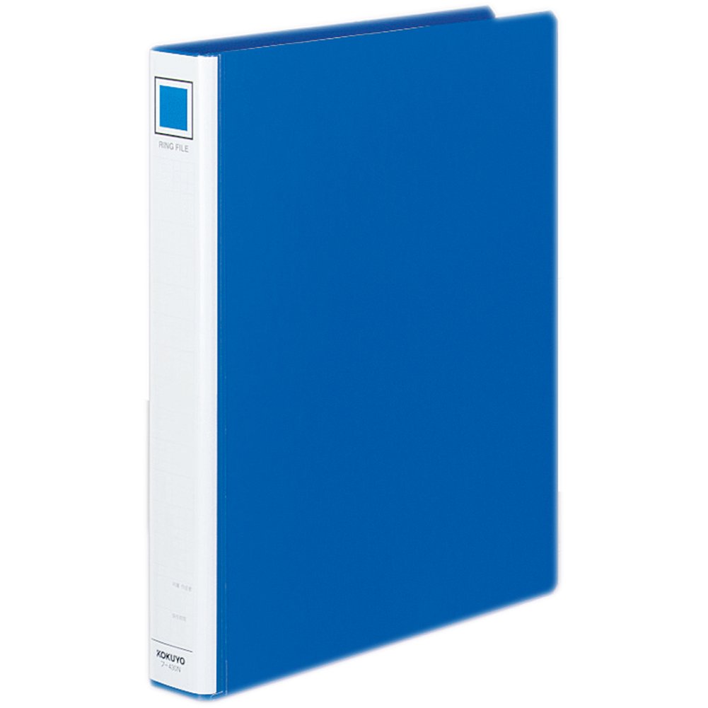 スタイル：1冊◆商品名：コクヨ ファイル リングファイル PP表紙 A4縦 青 フ-430NB【寸法】45×251×307mm【サイズ】 A4-S【リング内径】 30mm【適正収容枚数】 220枚【表紙】 PPフィルム貼り●ワンタッチで開閉...